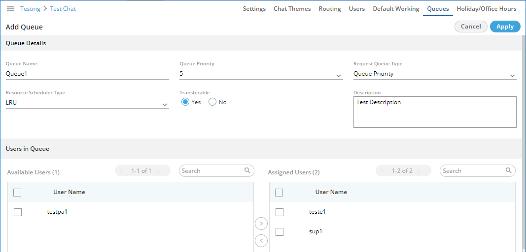Queue Management in Campaign