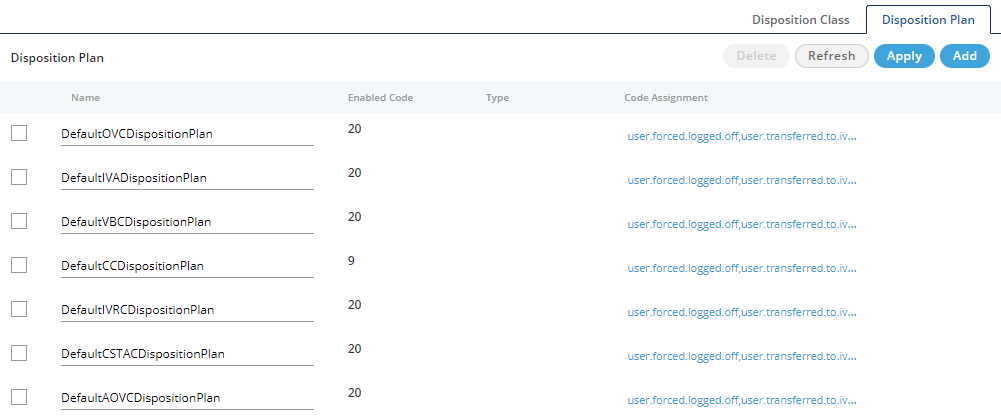 Dispositions in System Configuration