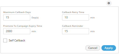 Callback Management